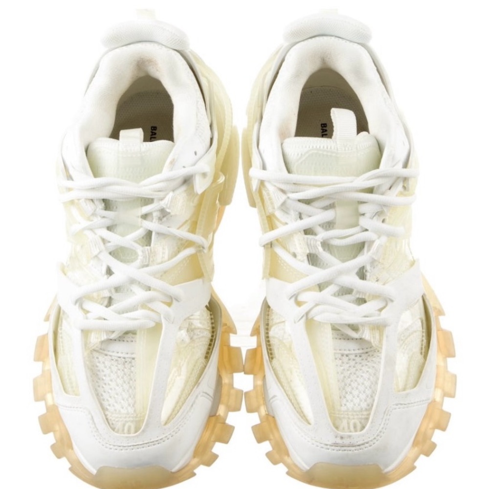 Balenciaga Track Clear Sole Low Top Chunky Sneakers - Gem